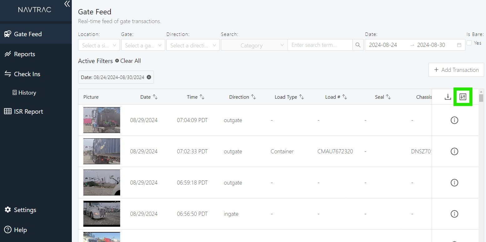 [NavTrac] How do I customize my Gate Feed or Reports tab to see the ...
